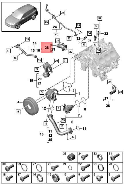 Genuine PORSCHE Cayenne Macan 95B Connector Union Return 95812113202 | eBay