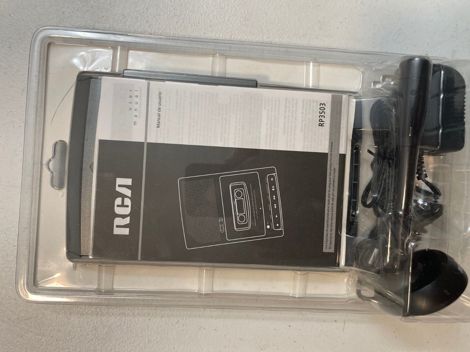 NEW Sealed RCA Cassette Recorder With Built In Microphone + Stand Up ...