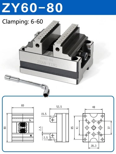 60-80 Precision Four-axis Five-axis Turntable Fixture Self-centering ...