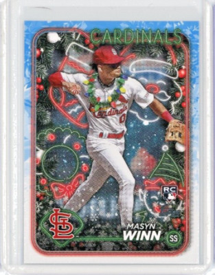 2024 Topps Holiday - Holiday Variation Masyn Winn Rookie # H94 | eBay