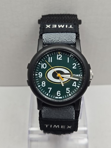 Timex Green Bay Packers Watch Mens NFL 39mm Nylon Band Football New ...