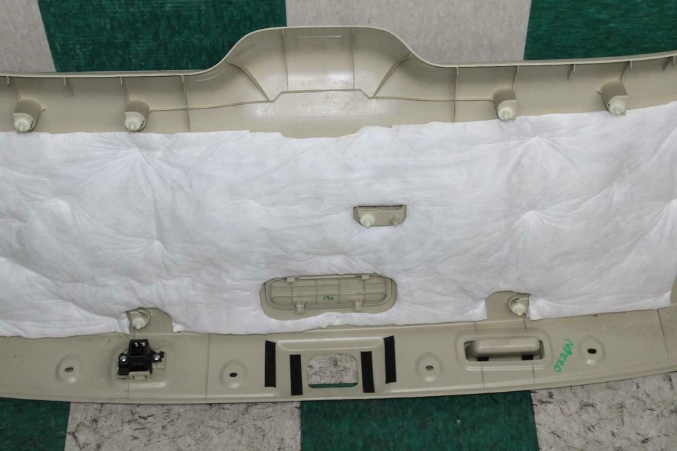 2013 JX35 Tan Interior Decklid Trunk Hatch Lower Trim Panel OEM Factory ...