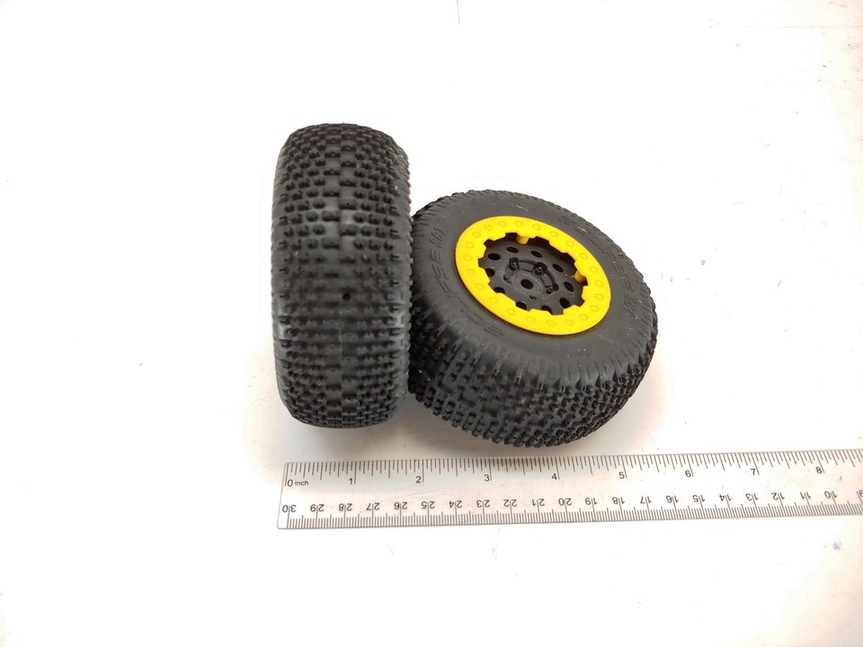 Vintage Losi XXX-SCT Eclipse SCT 1/10 Short Course Truck Tires & Wheels ...
