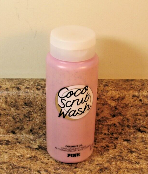 Victoria's Secret PINK Coco Scrub Wash Exfoliating Body Wash 16oz NEW ...