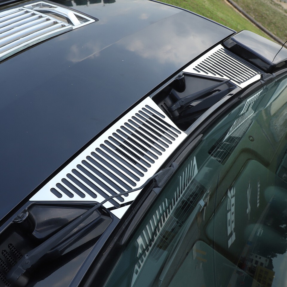 For Hummer H2 03-09 Hood Bonnet Air vent Outlet Panel Steel Cover Trim ...