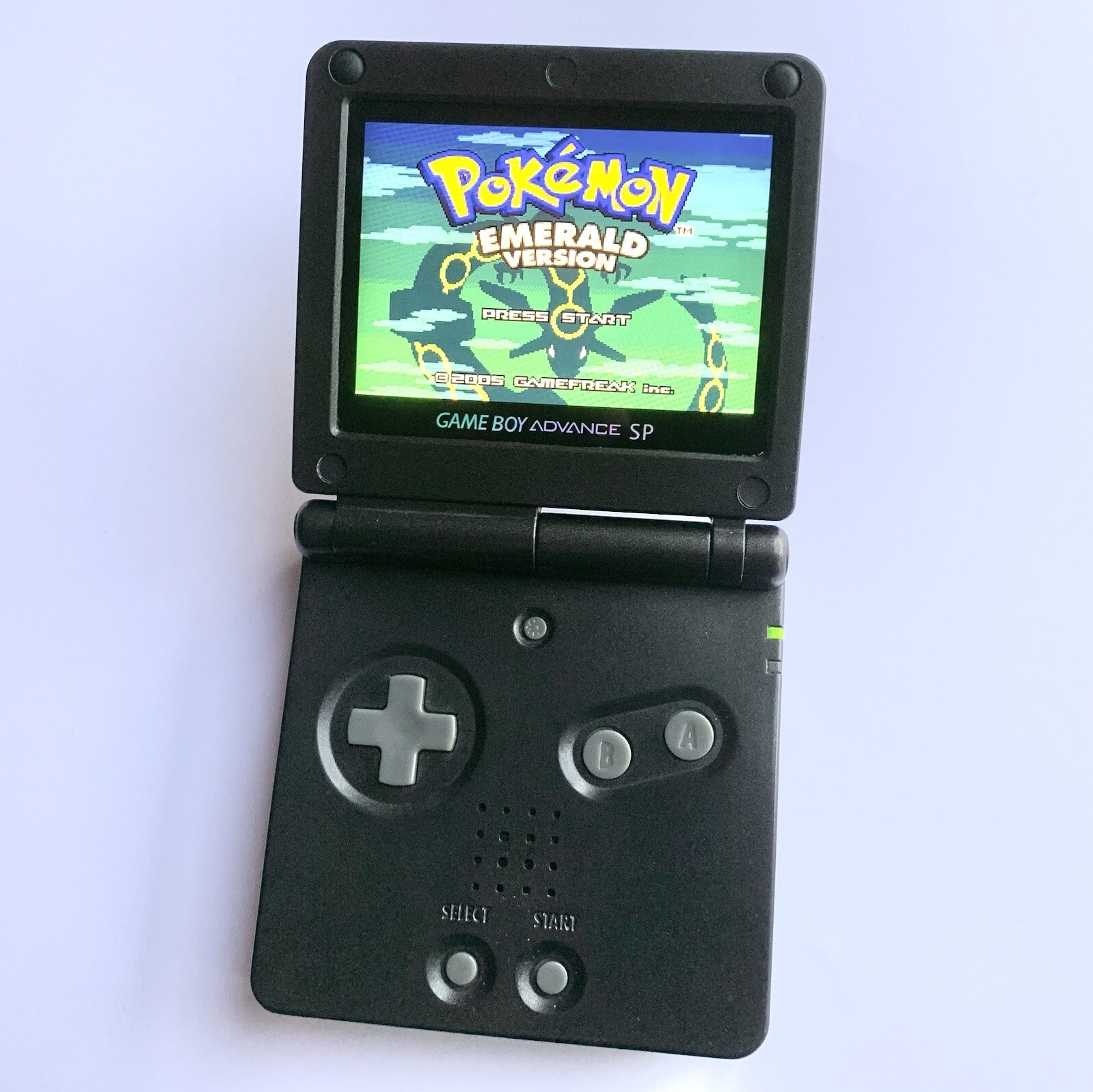 ⭐️NEW V5 STUNNING ALL BLACK GAME BOY ADVANCE SP Backlit Backlight IPS ...