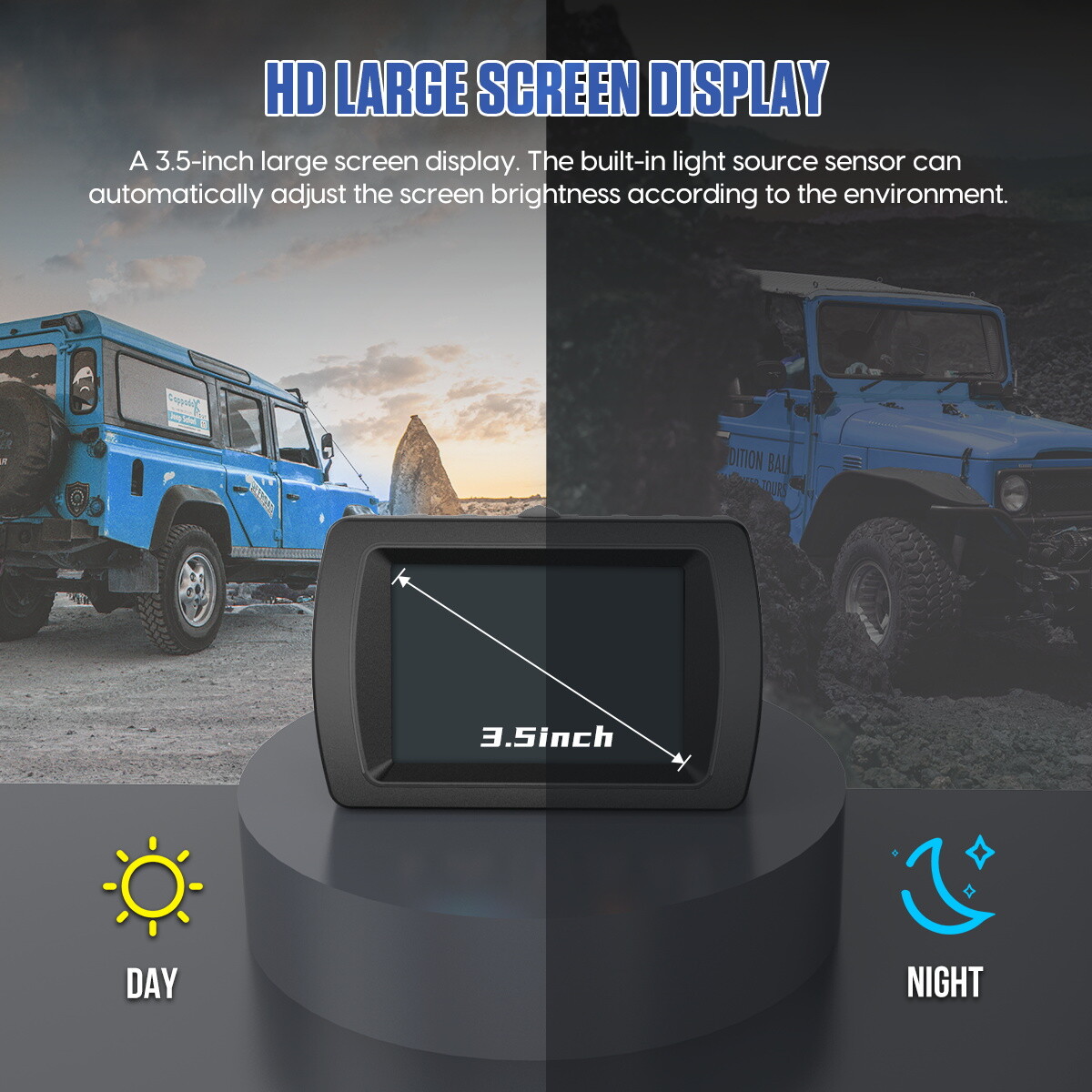 Digital Car GPS Inclinometer Compass 4x4 Off Road Slope Gauge Travl ...