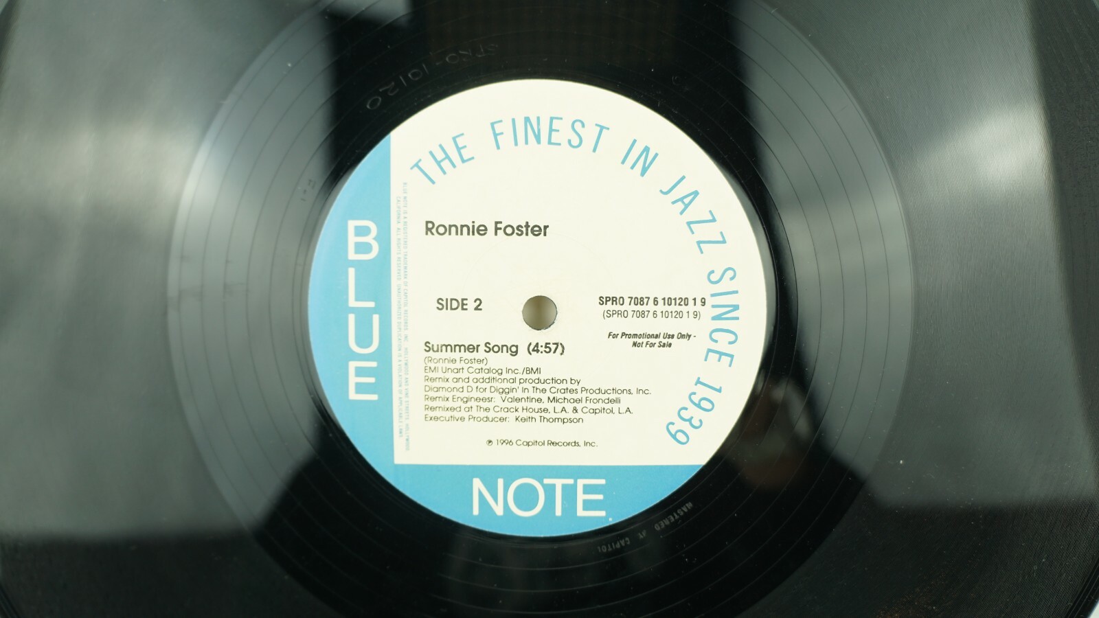 Blue Note The Finest In Jazz Since 1939 Vinyl Record 1996 Promotion Use ...