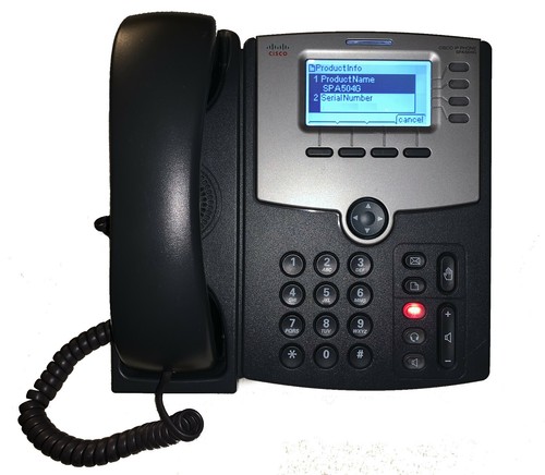 Cisco SPA504G 4-Line SIP IP Phone with 2-Port Switch, PoE and Mono LCD ...