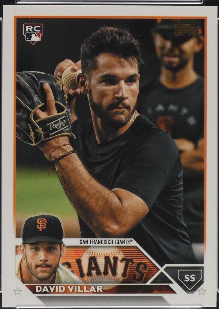 2023 Topps Series 1 - David Villar #277 Ssp Image Variation Golden ...