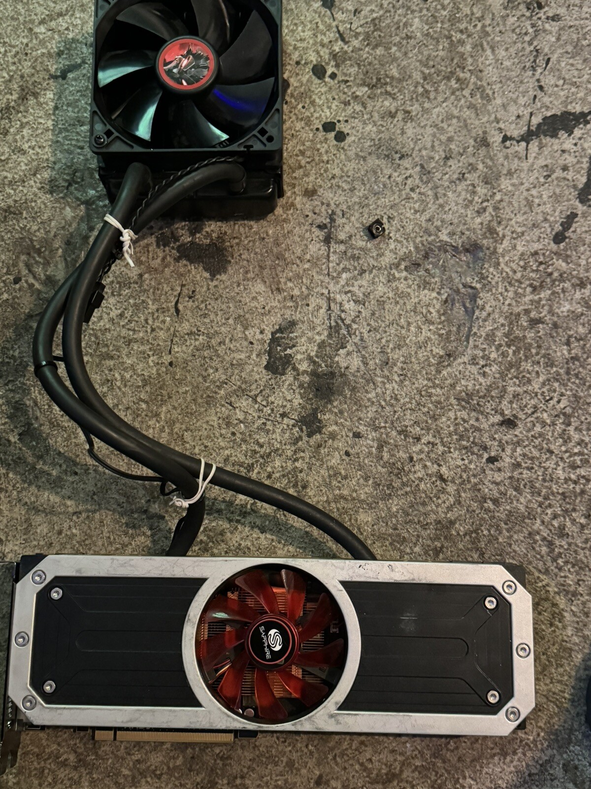 Sapphire Radeon R9 295x2 8GB GDDR5 PCI-E 3.0 Dual GPU Factory Water ...