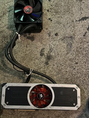 Sapphire Radeon R9 295x2 8GB GDDR5 PCI-E 3.0 Dual GPU Factory Water ...