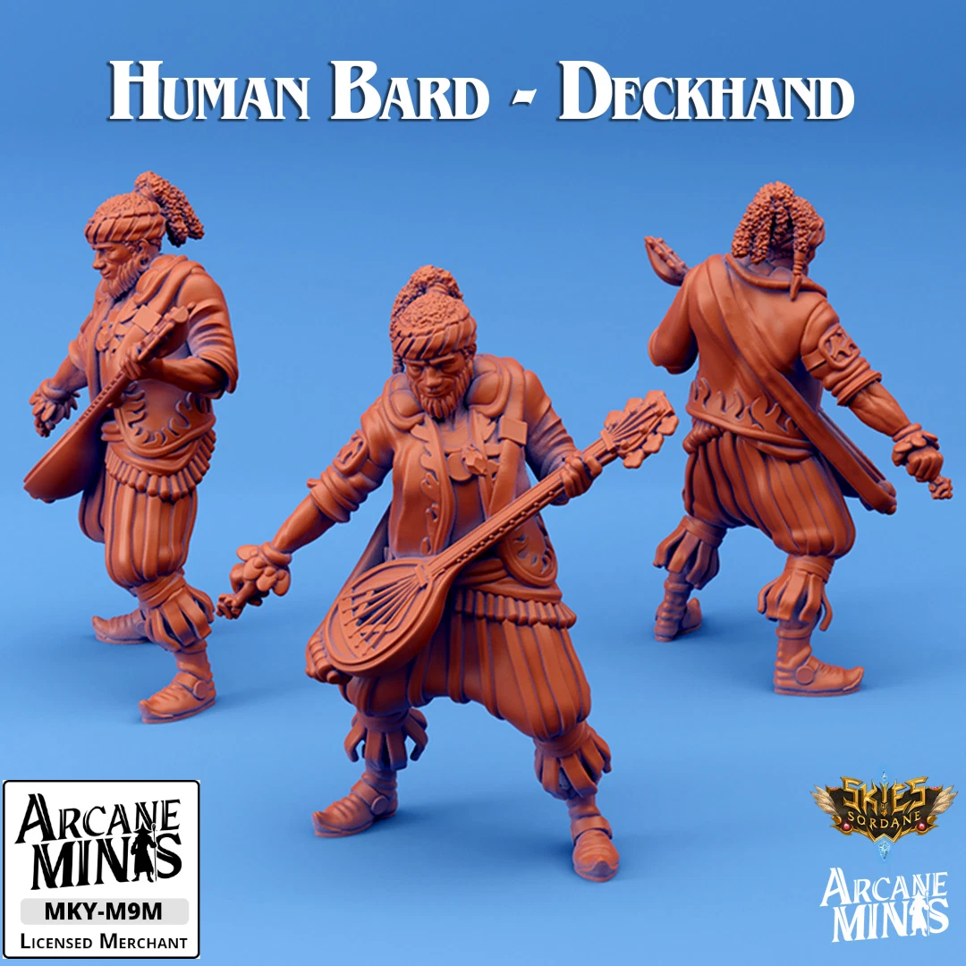 D D Bard Miniature
