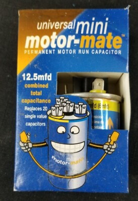 Universal 12.5MFD Mini Motor-Mate MMMINICAP20 Universal Capacitor | eBay