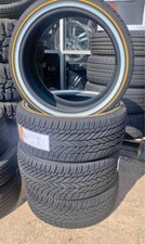 4 245 35r 20 Inch Vogue Tires Custom Built Radial Mustard & Mayo Low ...