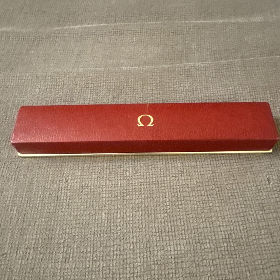 Omega Vintage Watch Case/Box - Red | eBay