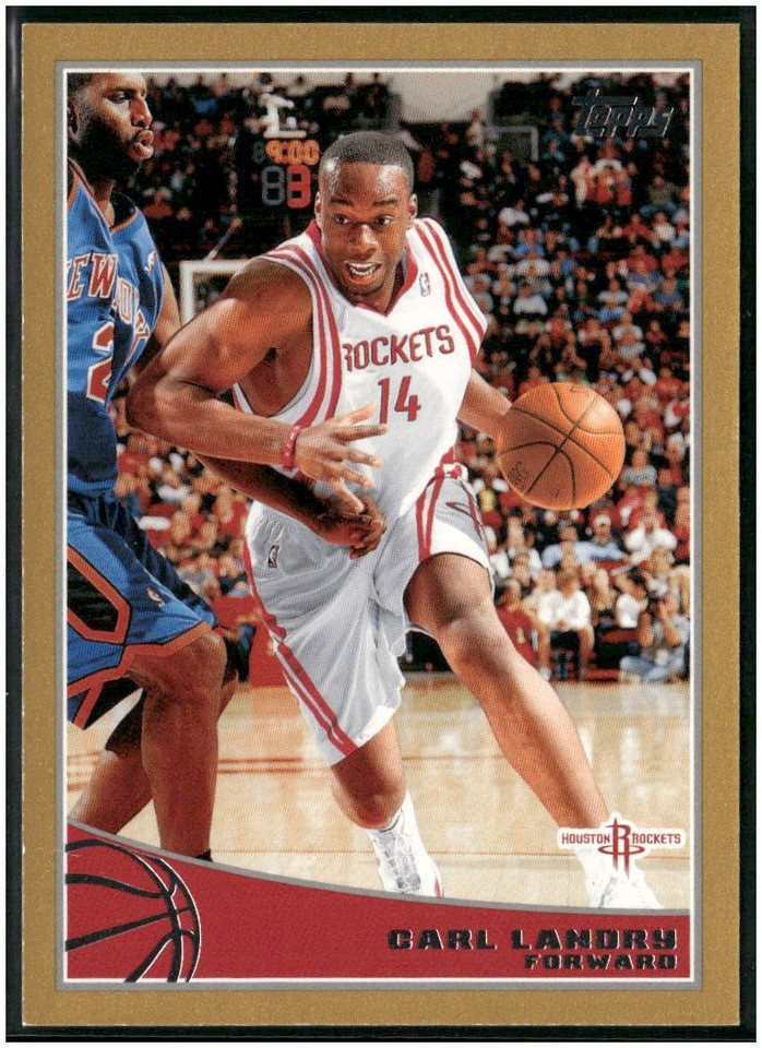 2009-10 Topps Carl Landry #99 Gold /2009 Houston Rockets | eBay