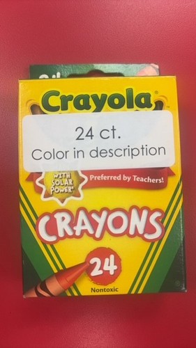 Crayola Crayons, 24 ct. CERULEAN *nontoxic * preferred by teachers* | eBay