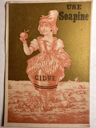 3 VICTORIAN TRADE CARDS Soapine “Better, Quicker, Cheaper” Providence ...