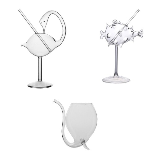 Fun Cocktail Glass Shot Glass Novelty Unique Glassware Drink Cup for ...