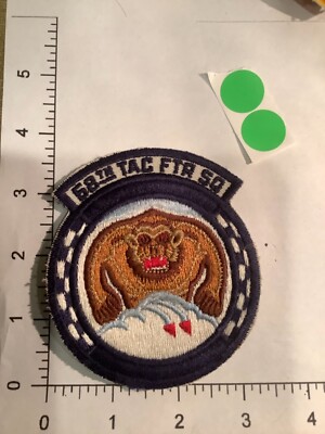 VINTAGE U.S.A.F. 68th TACTICAL FIGHTER SQUADRON PATCH | eBay