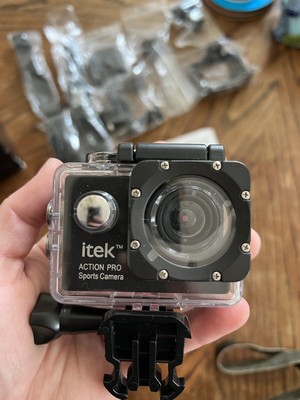 Itek Action Pro 1080p Ultra HD Waterproof Sport Action Camera Kit ...
