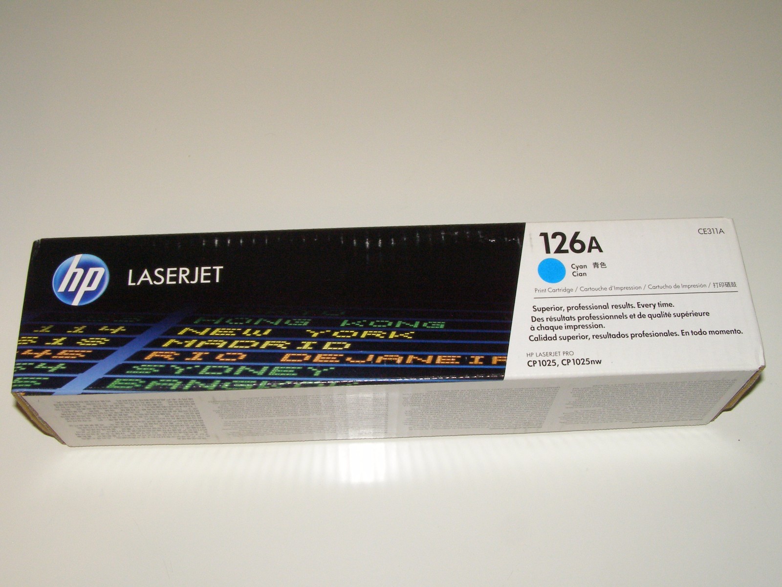 HP 126A (CE311A) Cyan Original LaserJet Toner Cartridge - Unused ...
