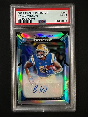 2019 Panini Prizm DP #244 Caleb Wilson - UCLA Autograph - PSA 9 | eBay