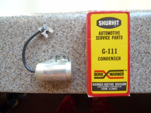 SHURHIT G-111 Condenser NEW Old Stock Vintage Automotive Ignition Parts ...