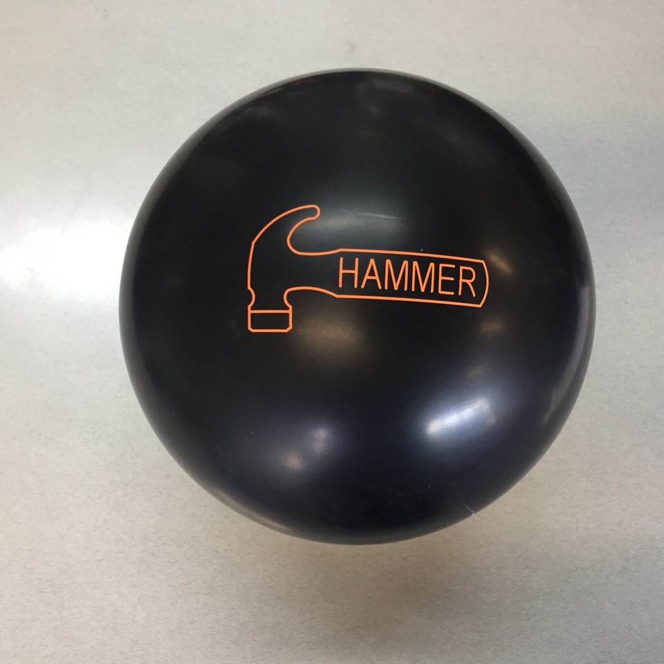 Hammer Raw Solid Black bowling ball 14 LB new in box #102 | eBay