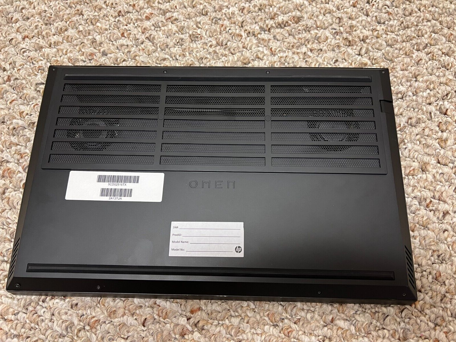 HP OMEN Laptop 15-eK0xxx 15.6" (500GB SSD, i7-1075H, 2.6 GHz, 16GB RAM ...