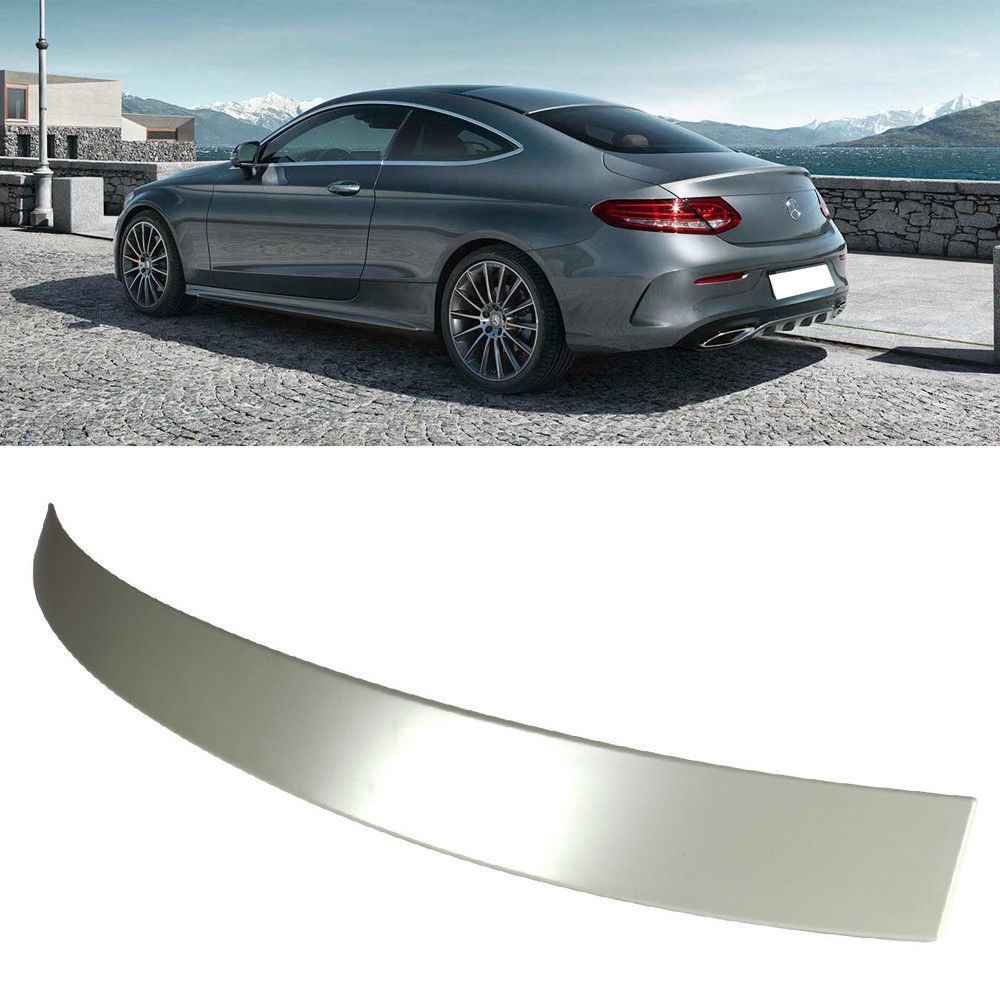 Painted MERCEDES BENZ C-Class C205 Coupe 2D OE Style Roof Spoiler C250 ...