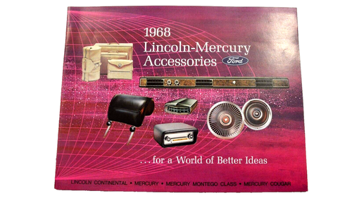 1968 Lincoln-Mercury Accessories For a World of Better ide Factory Sale ...