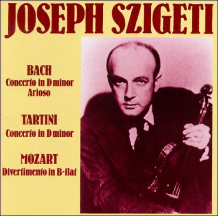 Szigeti Plays Bach, Tartini & Mozart (CD, Biddulph Recordings) for sale ...