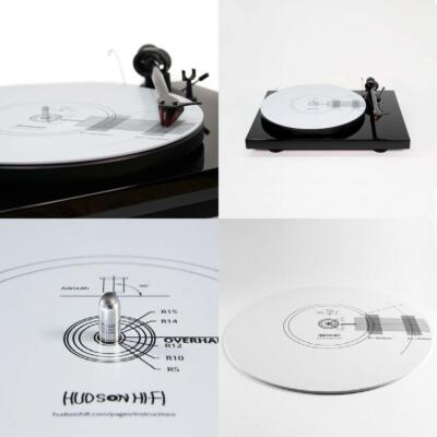 Hudson Hi-Fi Turntable Cartridge Alignment Protractor Mat | eBay