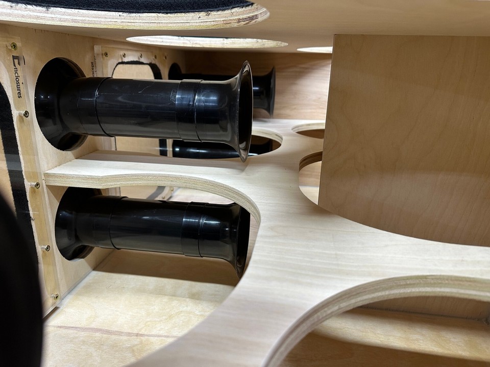 Custom Ported Sub Enclosure Box for 4 12" Skar Audio VXF-12 VXF Subs ...