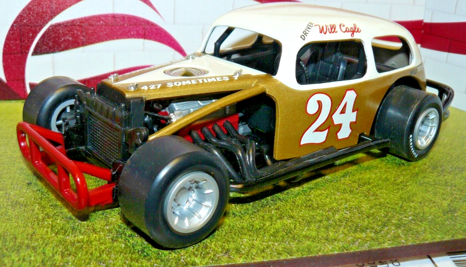 1/24 - 1/25 ( IB ) Will Cagle #24 modified old Chevy race car, in the ...