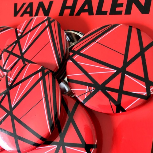 Eddie Van Halen Frankenstrat Guitar 1984 5150 Metal 55mm Pin Badge ...