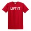 LIFT IT Gym T-shirt - Powerlifting Bodybuilding Fitness Strongman ...