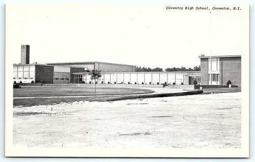 Postcard RI Coventry High School Rhode Island D1 | eBay