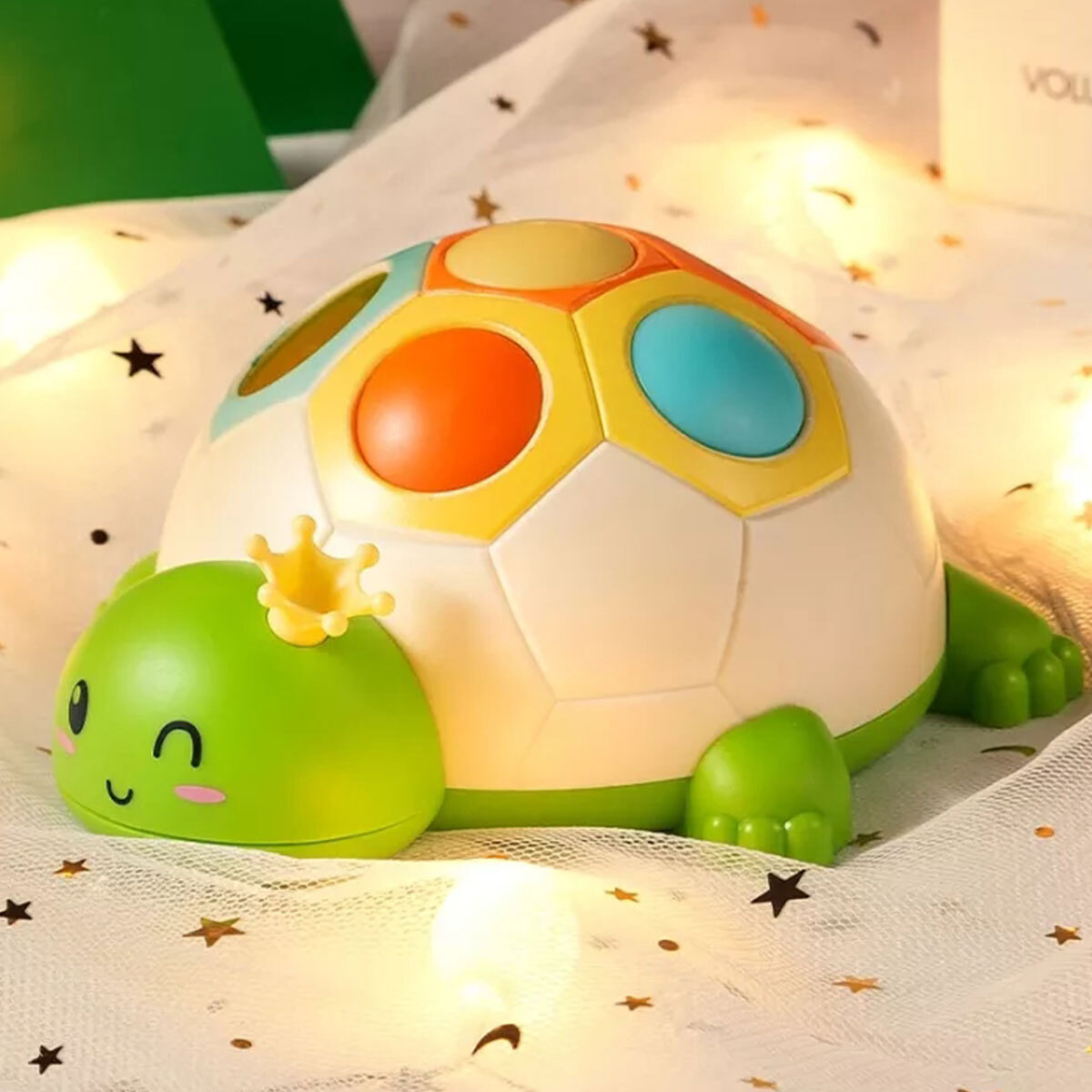 Montessori Baby Finger Exercise Toy Cute Turtle Press Toys Fine Motor ...