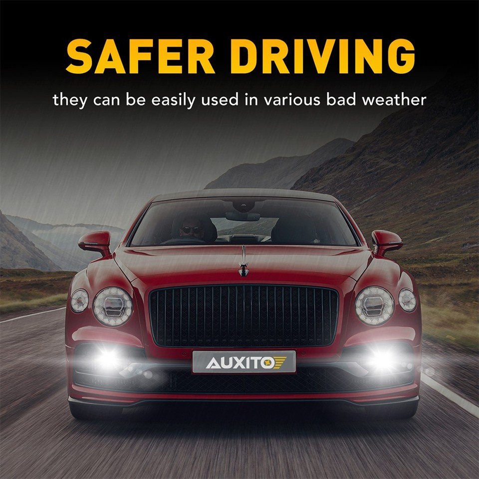 2/4x AUXITO 880 LED Fog Light Bulb 6500K Xenon White High Power 890 892 893 899 | eBay