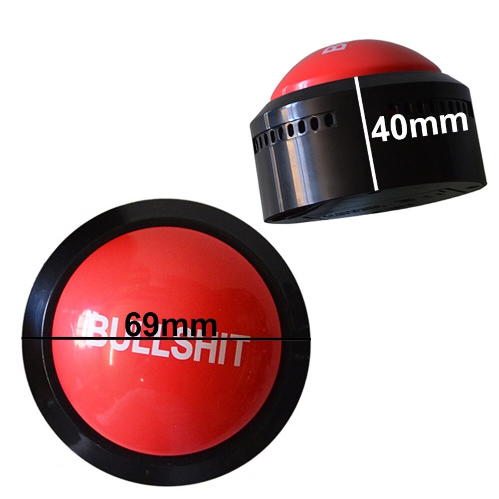 Light Prank Joke Toy 5 Phrases Bullshit Alert Button Desktop Sounds ...