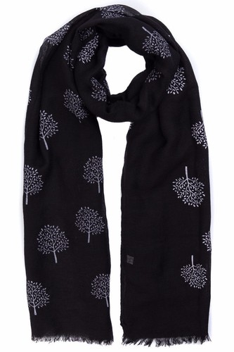 Mulberry Tree Fashion Scarf WITH Frayed Edges | eBay UK