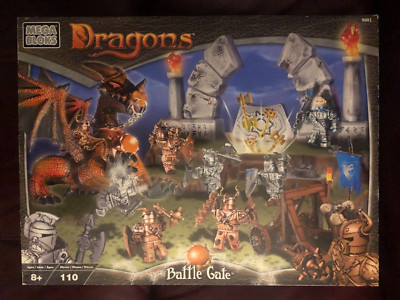 Mega Bloks Dragons 9881 Battle Gate Set New Open Box Incomplete | eBay