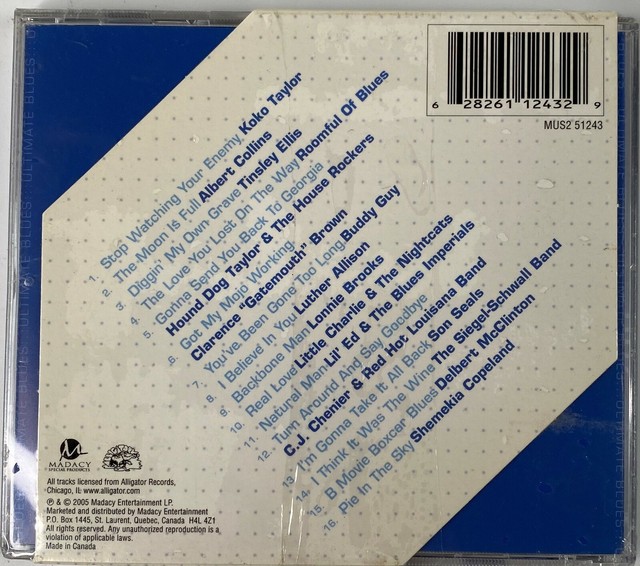 Ultimate 16: Ultimate Blues by Various Artists (CD, Jan-2006, Madacy ...