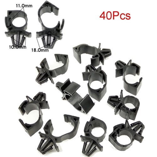 40*-Plastic Fasteners,Car Wiring Harness Fixed Clips Auto Route Tie ...