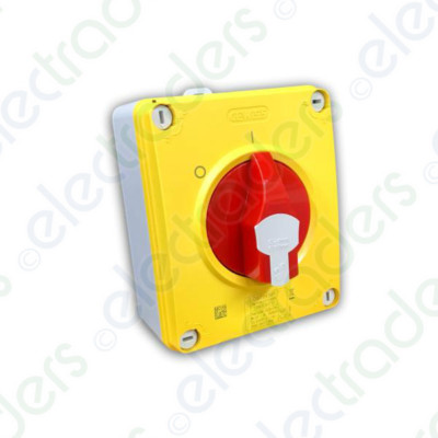 Gewiss GW70436P 70RTHP Rotary Isolator Switch IP66 4 Pole TP&N - 32 Amp ...