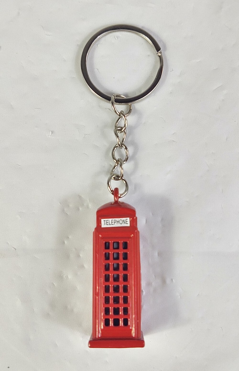Keychain Keyring Red 3D Telephone Booth Pay Phone Retro Vintage | eBay
