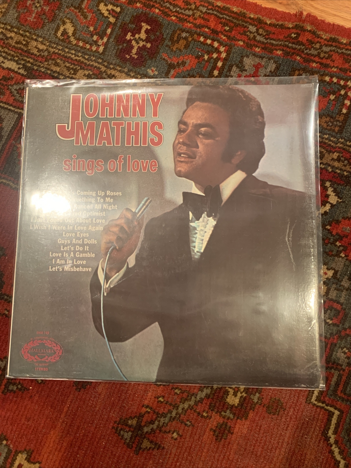 JOHNNY MATHIS: sings of love HALLMARK 12" LP 33 RPM | eBay